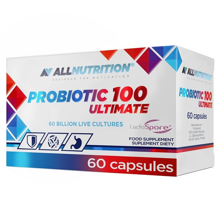 Allnutrition Probiotic 100 Ultimate 60 Kapsułek | Zdrowie \ Suplementy ...