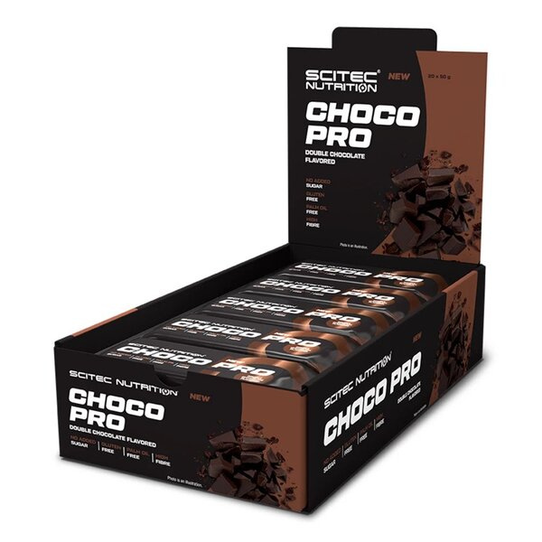 Choco Pro Bar, Double Chocolate - 20 x 50g | New Arrivals | Sklep ...