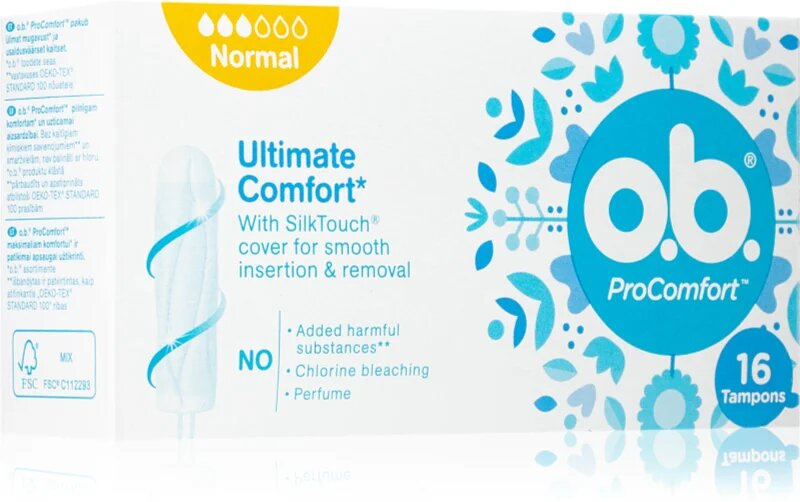 Tampons ob ProComfort Normal 16pcs | Household \ Sanitary pads and ...