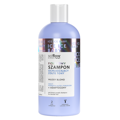 So!Flow Purple Cooling Shampoo with Yellow Tones for Blonde Hair 300ml ...