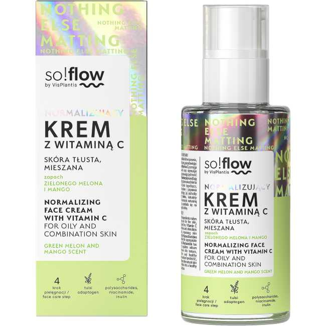 So!Flow Normalizing Cream with Vitamin C for Oily and Combination Skin ...