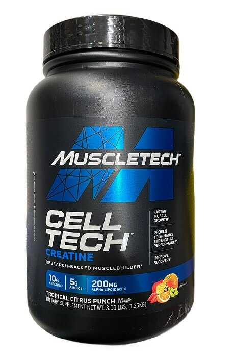 Cell-Tech Creatine, Tropical Citrus Punch (US Formula) - 1360g | New ...