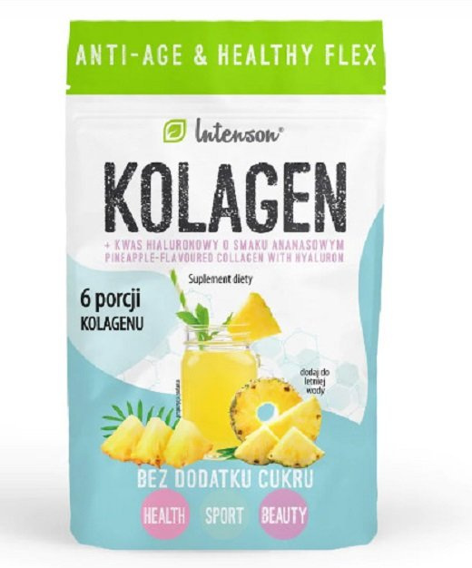 Intenson Collagen Pineapple Flavor with Hyaluronic Acid and Vitamin C ...