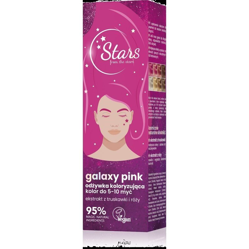Stars from the Stars Galaxy Pink Conditioner Coloring Tint Pink 50ml ...