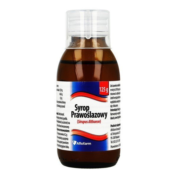 Marshmallow syrup 125ml Aflofarm | Health \ Dietary supplements \ Cold ...