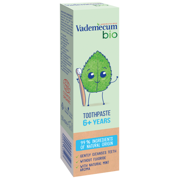 Vademecum Bio Kids Toothpaste for children 6+ Mint 50ml without ...