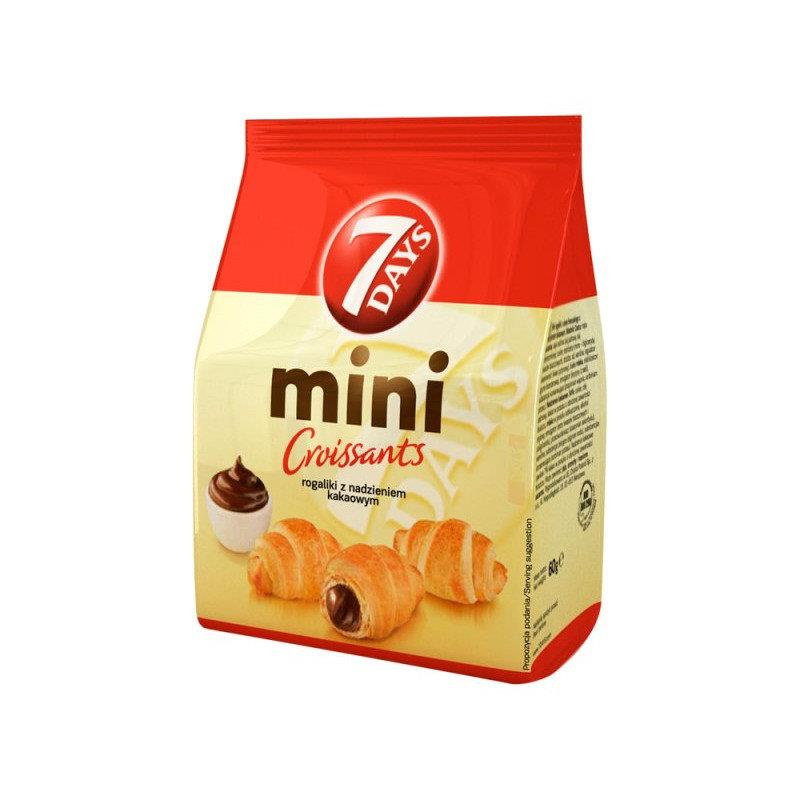 7 Days Mini Croissant z Nadzieniem Kakaowym 60g | Żywność \ Słodycze ...