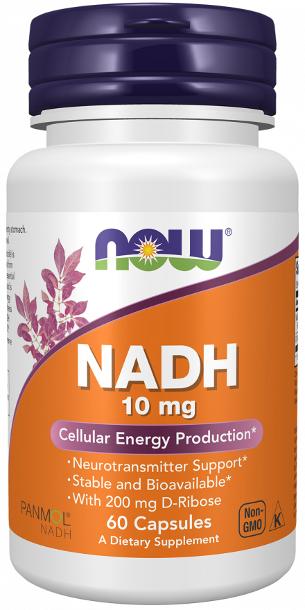Now Foods NADH 10mg Wspomaga Pamięć i Koncentrację 60 Kapsułek ...