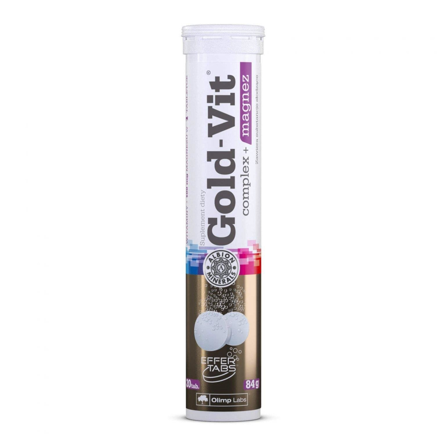 Olimp Gold - Vit Complex + Magnez Pomarańcza 20 Tabletek Musujących ...
