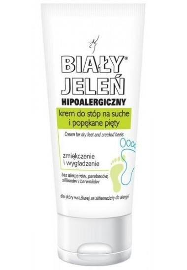 BIAŁY JELEŃ Krem hipoalergiczny do stóp na suche i popękane pięty 75ml ...