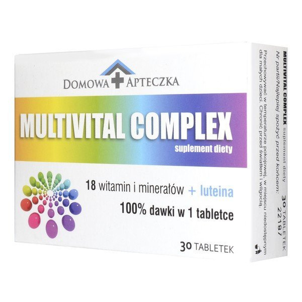 Domowa Apteczka, Multivital Complex, 30 tabletek. | Zdrowie ...