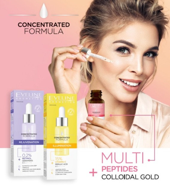 Eveline Concentrated Formula Liftingujące Serum z Multi Peptydami na ... Eveline Concentrated Formula Liftingujące Serum z Multi Peptydami na ...