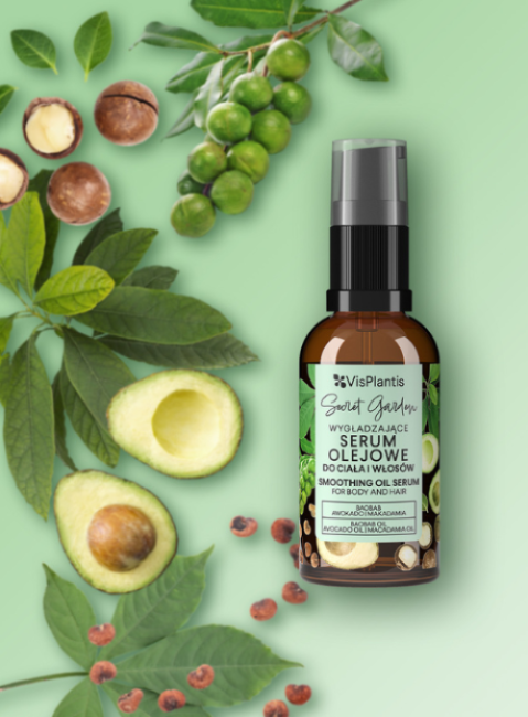 Vis Plantis Secret Garden Wygładzające Serum Olejowe do Ciała i Włosów 30ml | Pielęgnacja ...