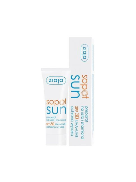ZIAJA Sopot sun preparat na usta i znamiona SPF 30 15ml | Makijaż ...